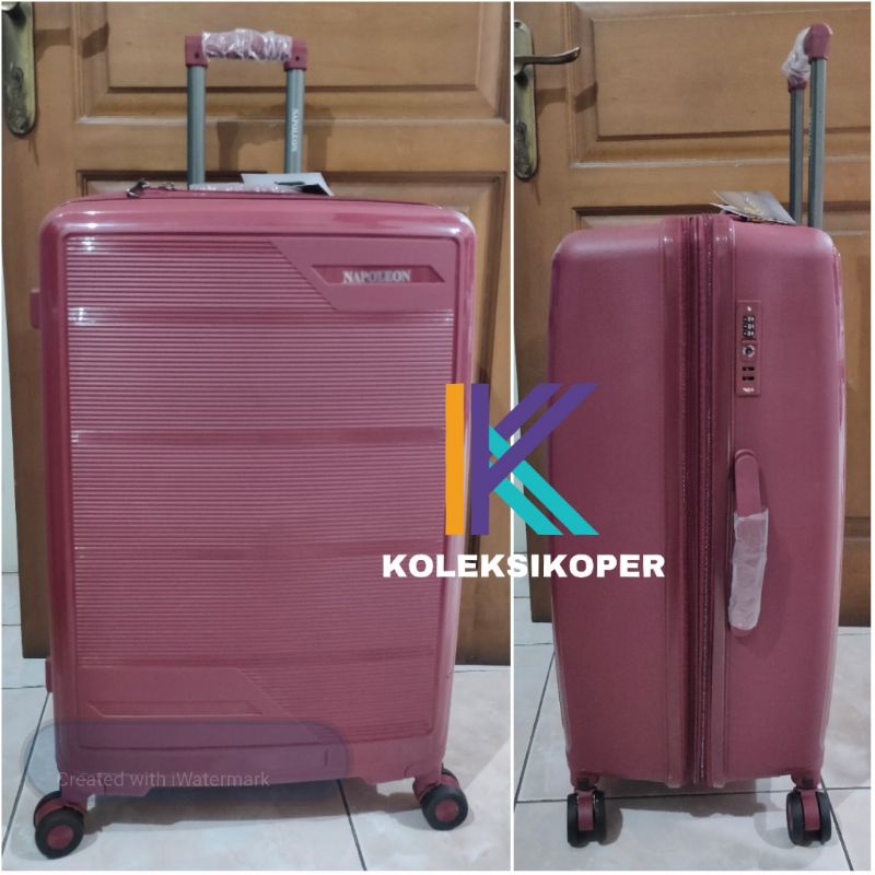 Jual Koper Napoleon Original Anti pecah TSA lock ukuran 28 inch ...