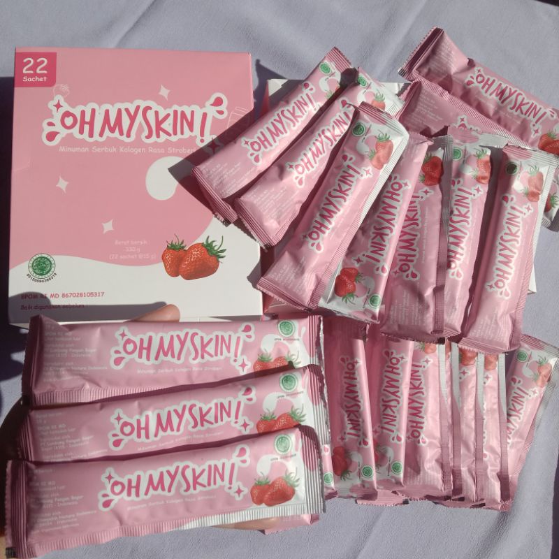 Jual Collagen drink oh my skin ecer boleh | Shopee Indonesia
