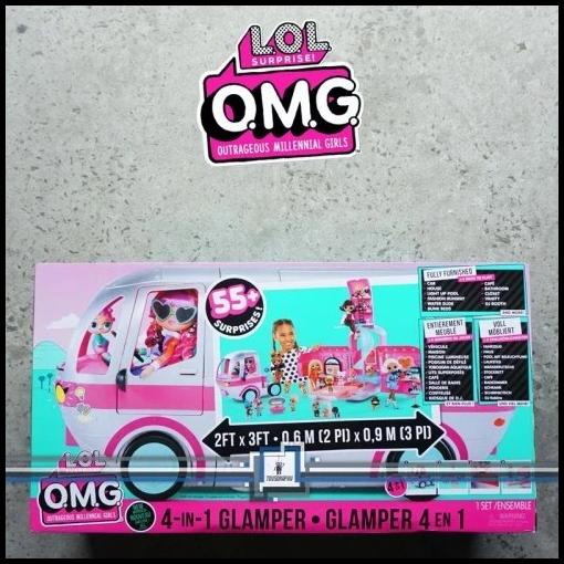 Jual Promo Lol Surprise / Omg 4In1 Glamper 55+ Surprise Fashion Camper ...