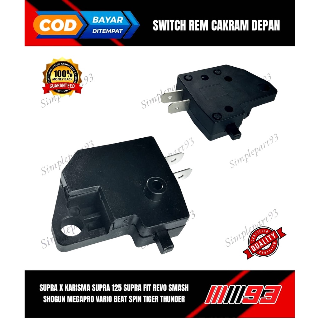 Jual Switch Swit Rem Cakram Depan kanan - Supra X Jupiter Vega Vario ...