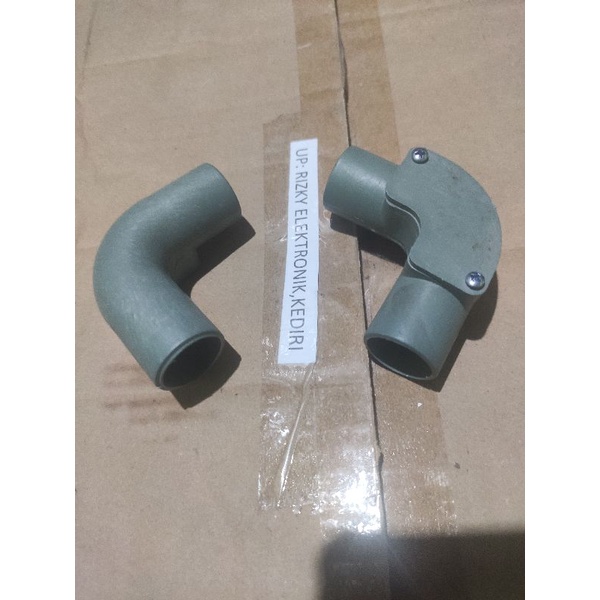 Jual Elbow Knee Keni 20mm + Baut Sambungan Pipa PVC Conduit Kualitas ...