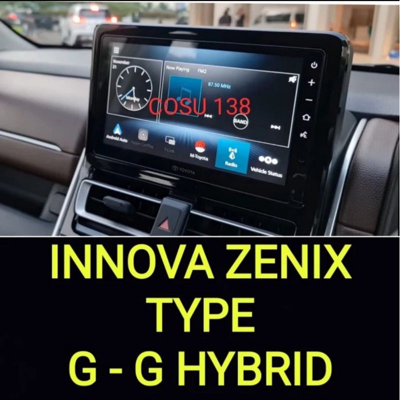 Jual Pelindung Anti Gores Layar Head Unit Toyota Innova Zenix G Hybrid ...