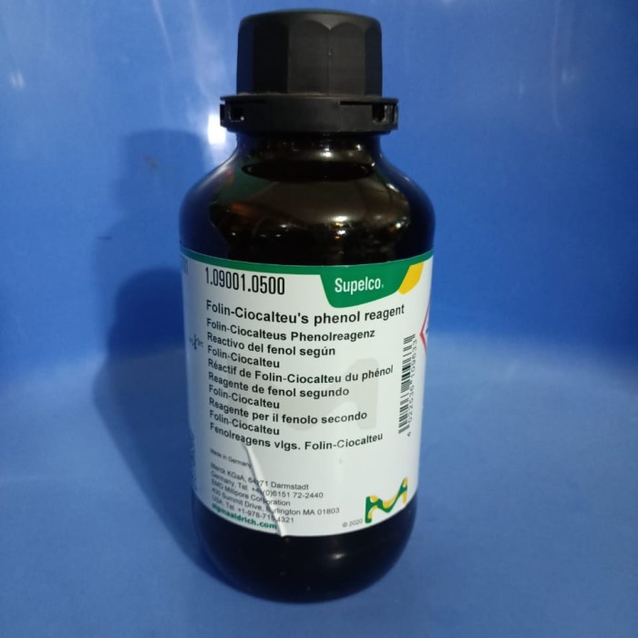 Jual Folin Ciocalteus Merck Phenol Reagent 10ml/Follin/Folin | Shopee ...