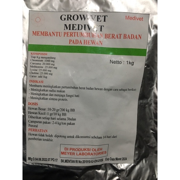 Jual Grow-Vet | Shopee Indonesia