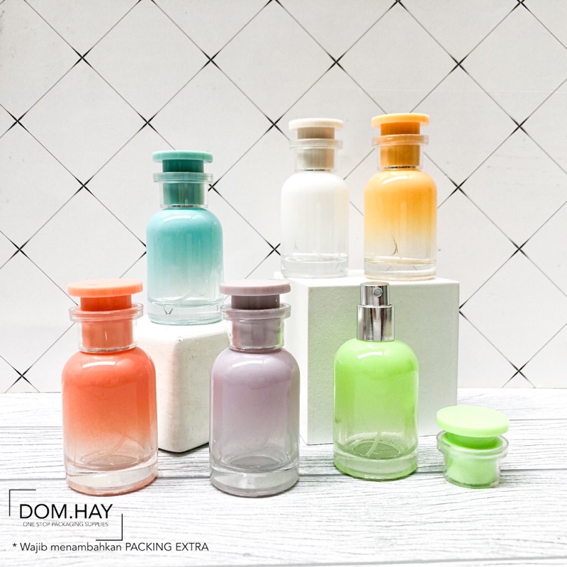 Jual 30ml Botol Parfum Kosong Kaca LV Gradasi Parfume Minyak Wangi ...