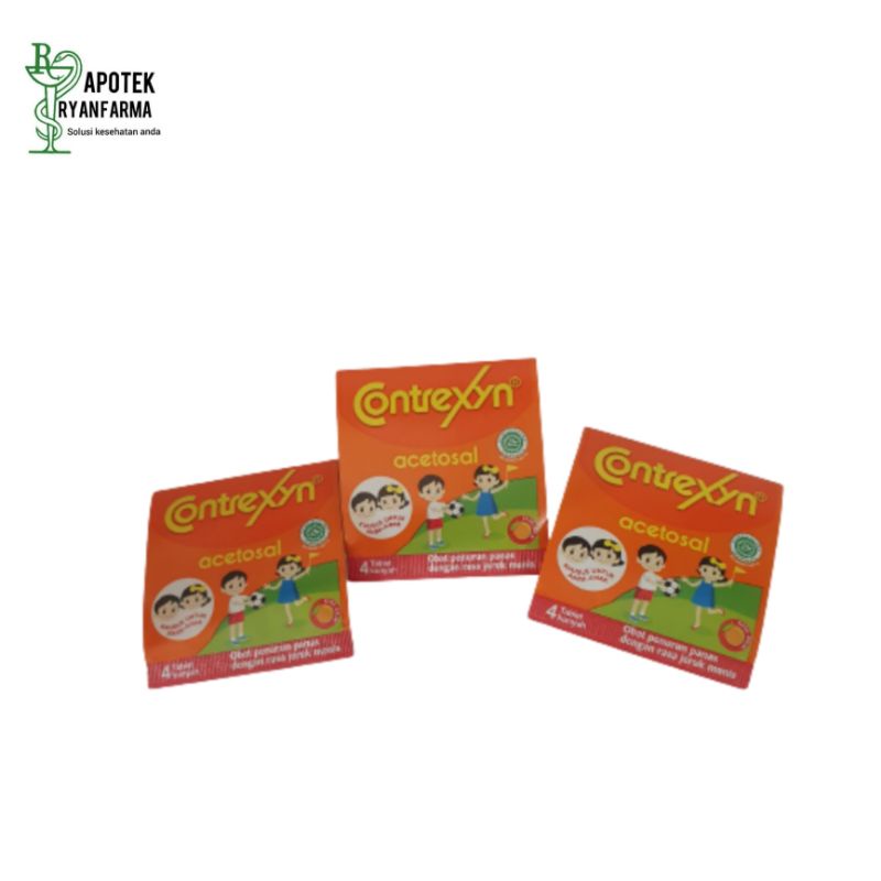 Jual Contrexyn / Kontrexin tablet 1 strip isi 4 tablet - obat penurun ...