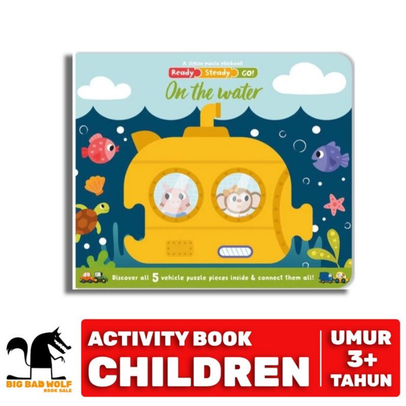 Jual Buku Anak Boardbook Puzzle Playbook : Ready Steady Go On The Water ...