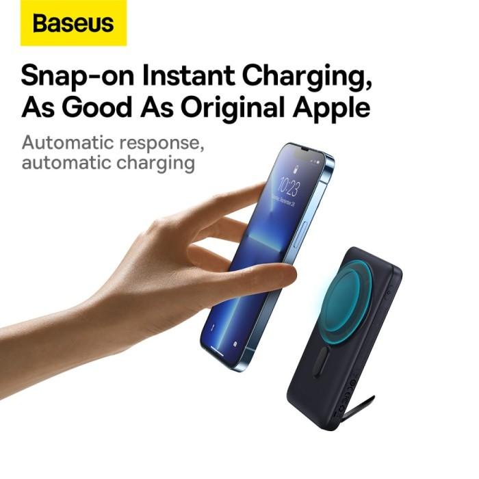 Jual Baseus Wireless Power Bank Magnetic Magsafe 20W Fast Charging ...
