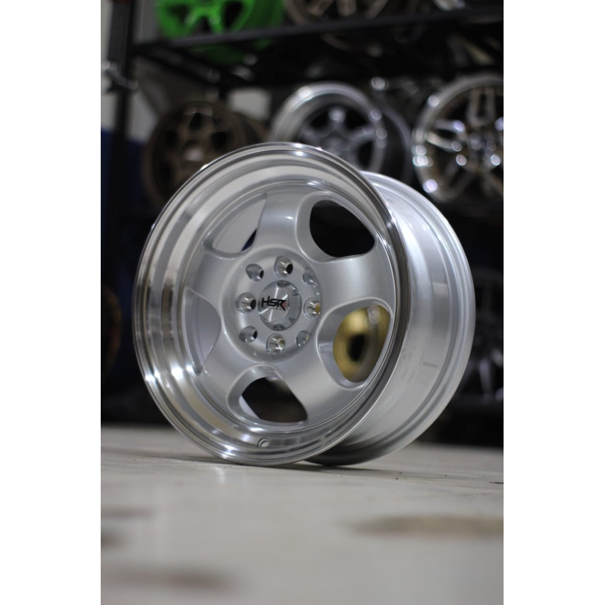 Jual VELG WORK MEISTER R15X7/8 H4X100/4X114,3 ET40/33 SILVER FOLISH ...