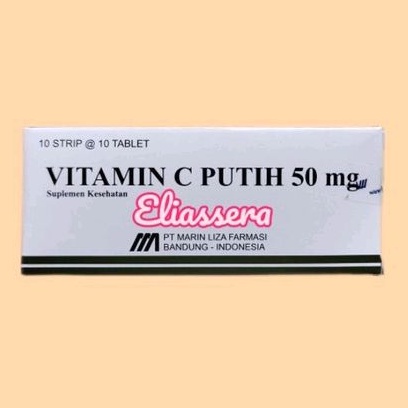Jual Vitamin C 50mg 50 mg Marin per box | Shopee Indonesia