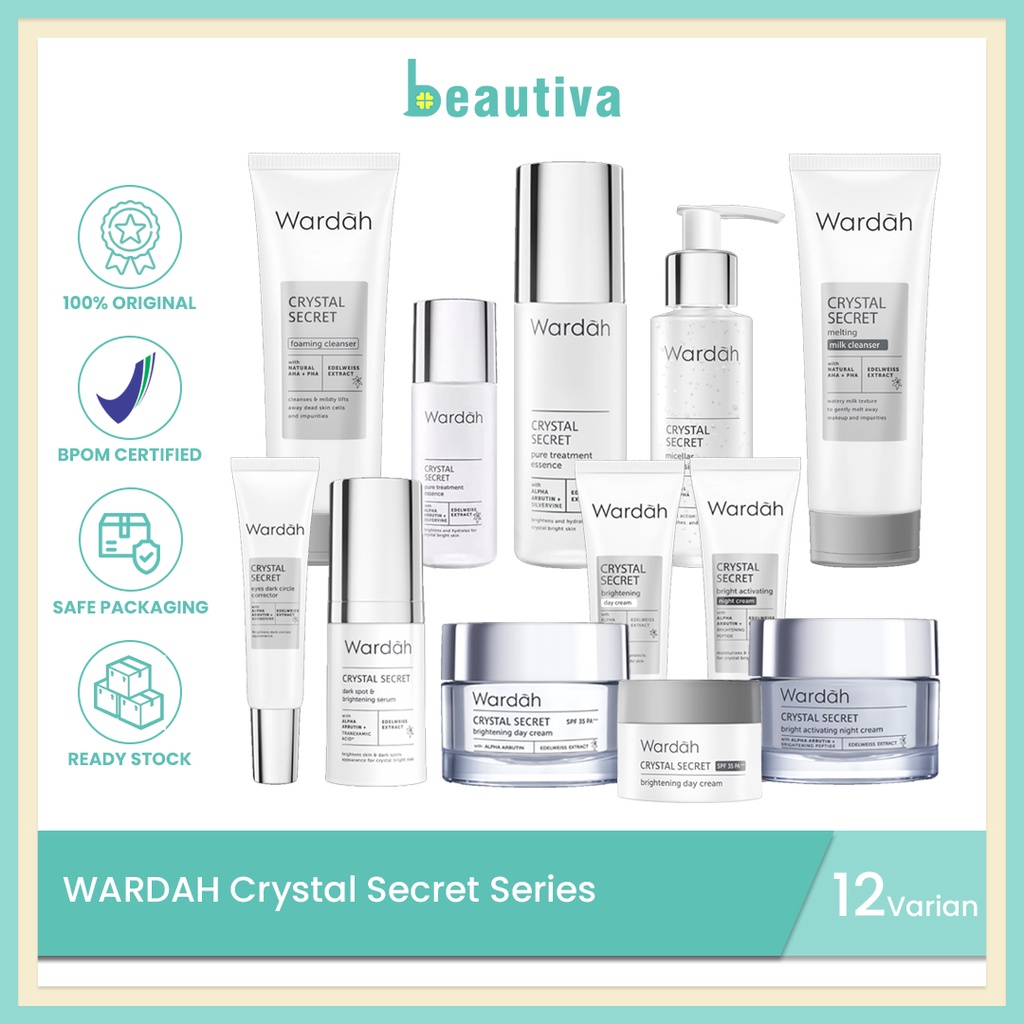 Jual Wardah Crystal Secret Series | Shopee Indonesia