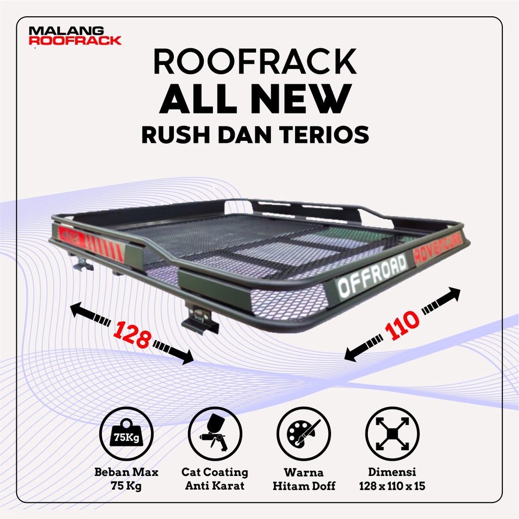 Jual Rak Cargo Roofrack Rak Atas Mobil Model Offroad Adventure Buat ...