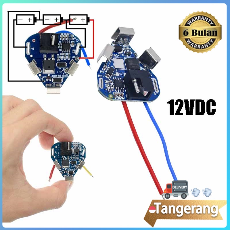 Jual Papan Perlindungan Modul Sirkuit 3S 12.6V DC Power Tool Module ...