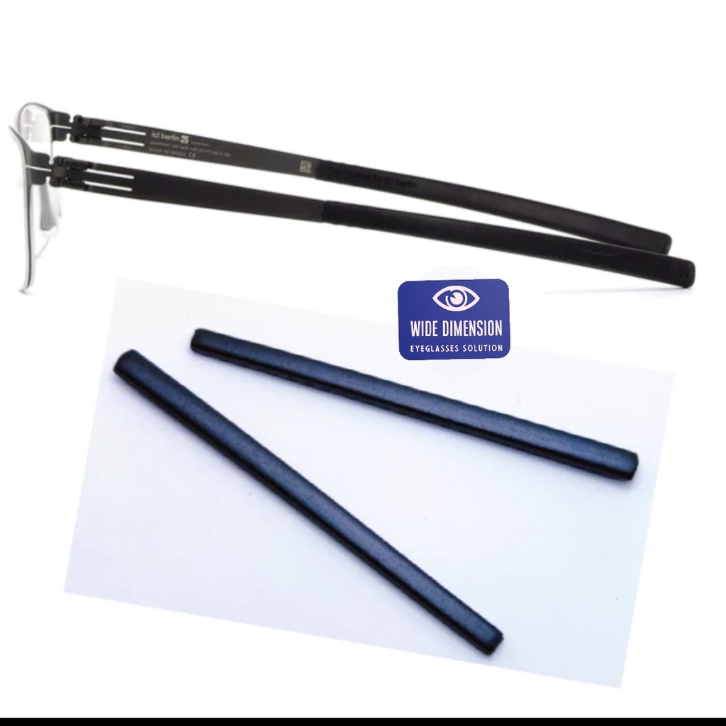 Jual Temple Gagang Kaki Kacamata Silicone Rubber Bendown Endtip Anti ...