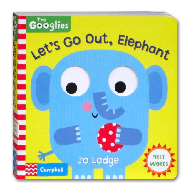 Jual [Campbell] Let's Go Out, Elephant - The Googlies First Words Board ...