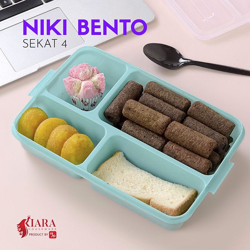 Jual Niki Bento Sekat 4 TW-NIK 1500 | Tempat Makan / Lunch Box 4 Sekat ...