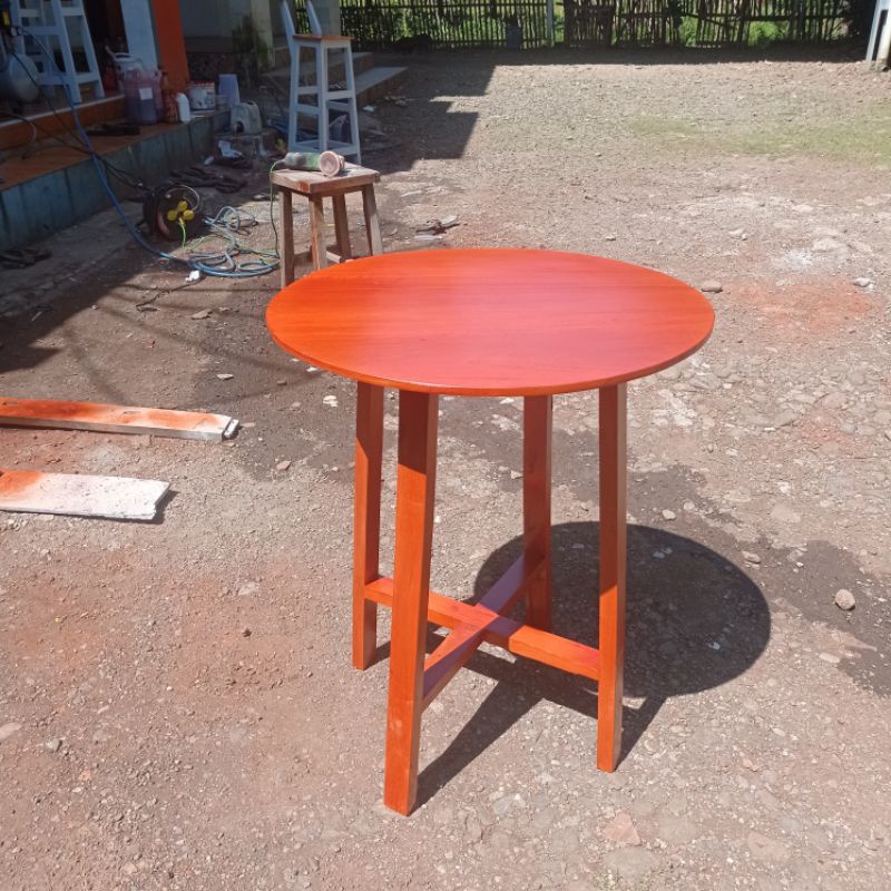 Jual meja bulat kursi bulat meja caffe maja makan meja santai (meja ...