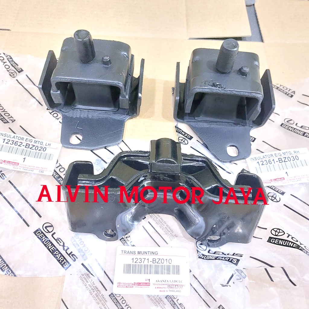 Jual engine mounting set dudukan mesin 1set 3pc toyota avanza xenia ...