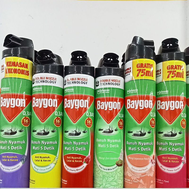Jual BAYGON SPRAY AEROSOL 600+75 ML | Shopee Indonesia