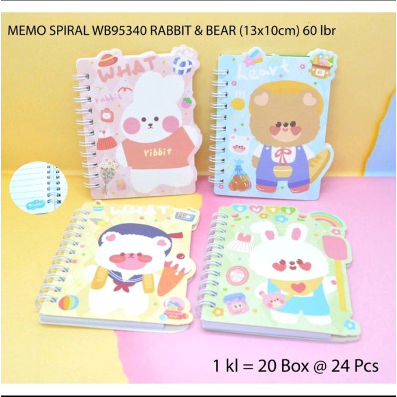 Jual Memo spiral/memo ring book/memo lucu/note book/buku spiral uk ... Jual Memo spiral/memo ring book/memo lucu/note book/buku spiral uk ...