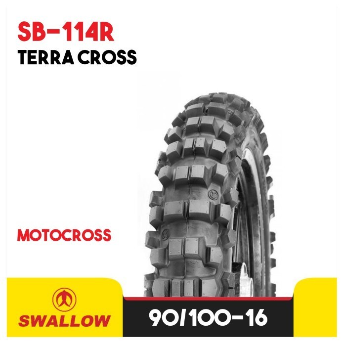 Jual Ban Trail Motocross Swallow 90/100 ring 16 Terra Cross | Shopee Indonesia