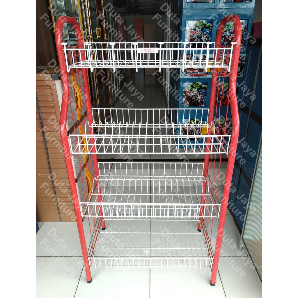 Jual Rak Piring | Rak 4 Susun | Rak Master R04 | Shopee Indonesia