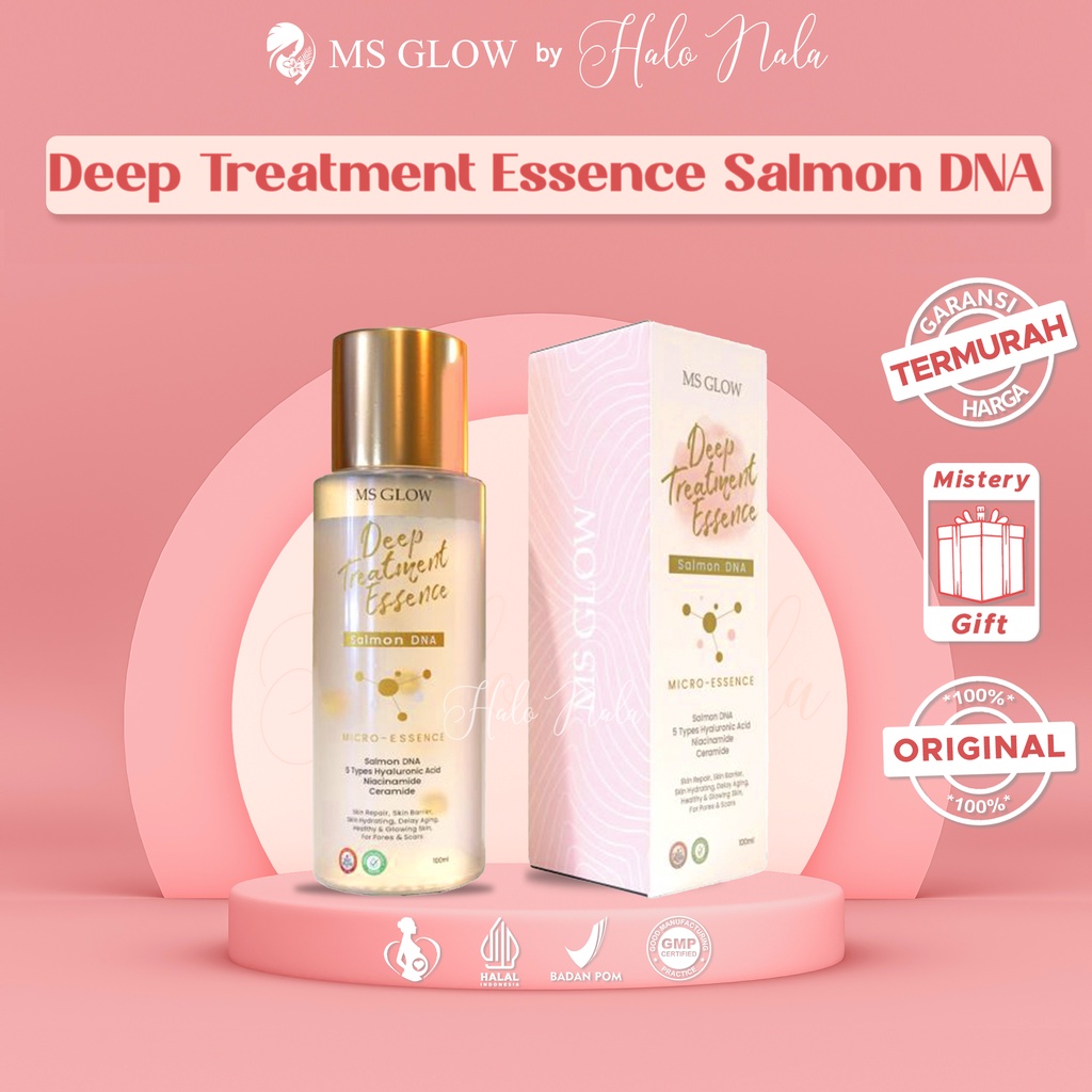 Jual MS GLOW - Deep Treatment Essence (Salmon DNA) | Shopee Indonesia