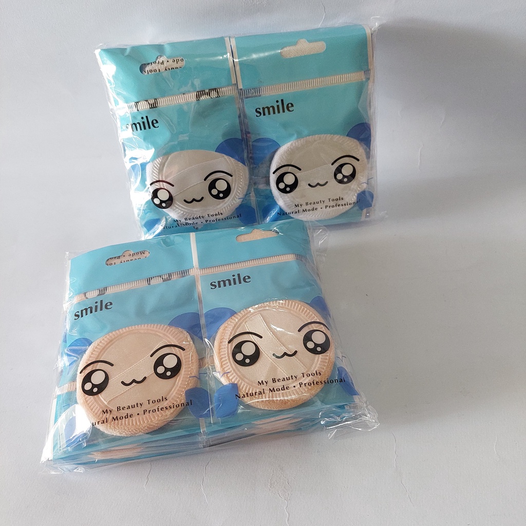 Jual ( SATU PACK 24 PCS ) Spon Puk Rembuk Kering Bedak Tabur | Shopee ...