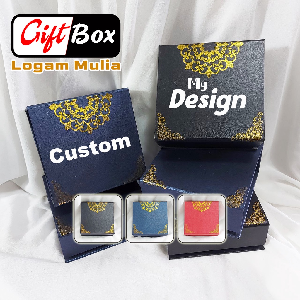 Jual Gift Box CUSTOM TEMA Kado Souvenir Hampers untuk Logam Mulia Antam dan lainnya - Kotak ...