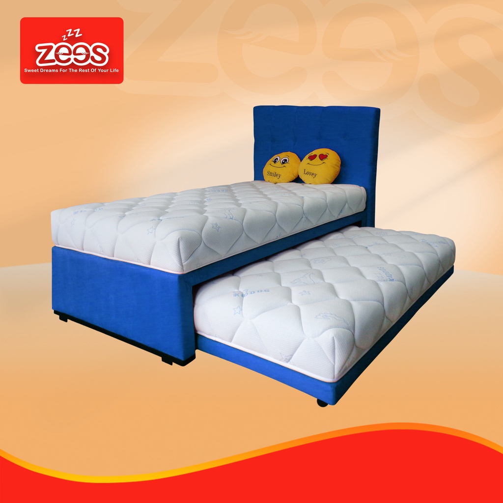 Jual Zees Spring Bed Kasur Kiddos Non Latex Anak-anak off white Kiddos ...