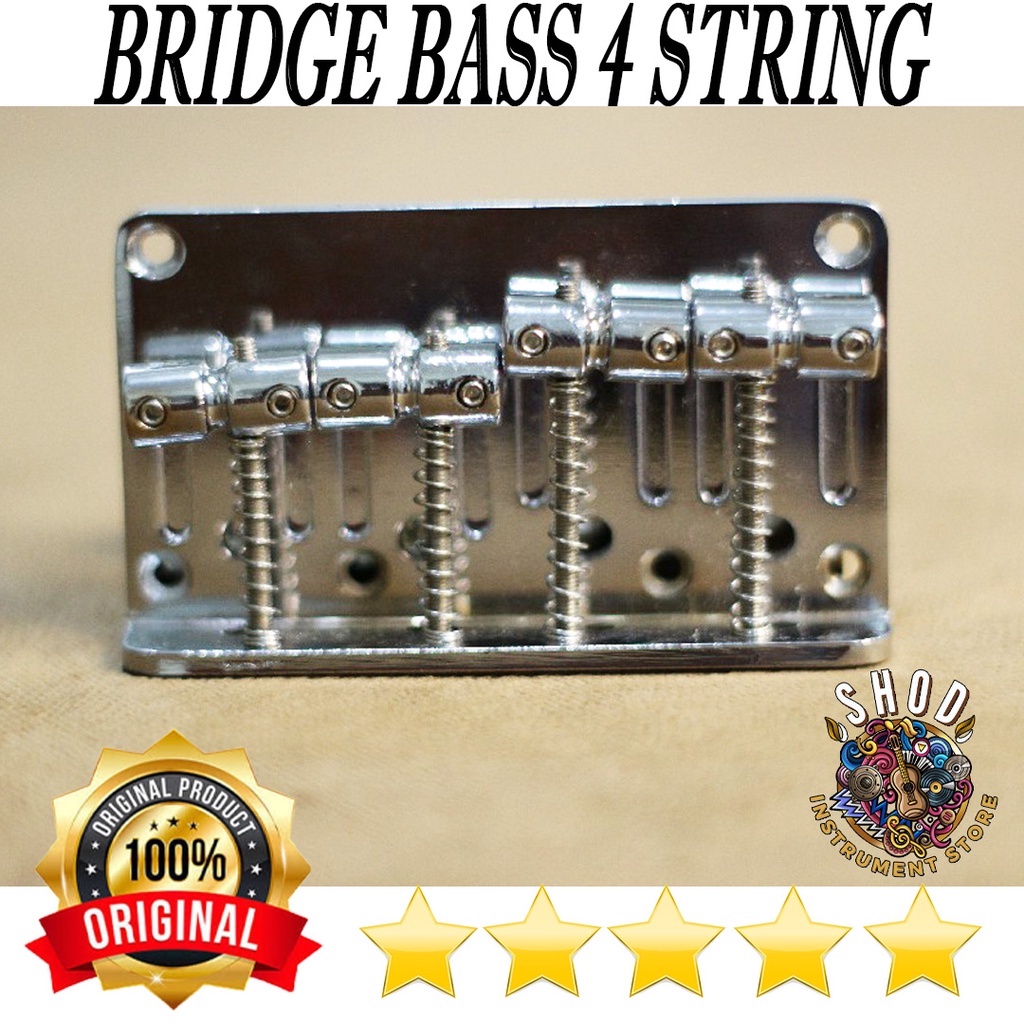 Jual BRIDGE BASS 4 STRINGS CHROME | Shopee Indonesia