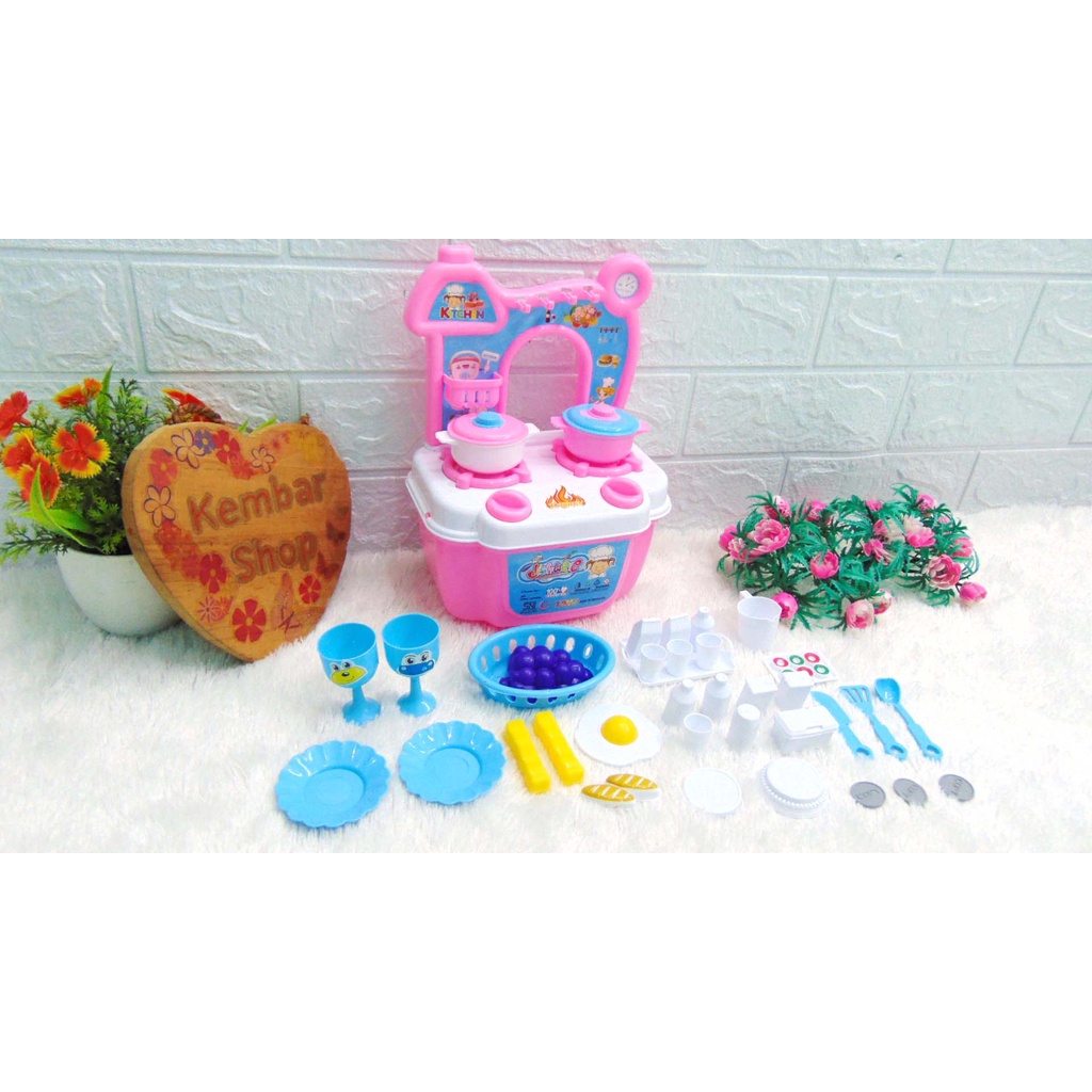 Jual Mainan Kitchen Set Dapur Dapuran Lengkap Mainan Masak Masakan Anak ...