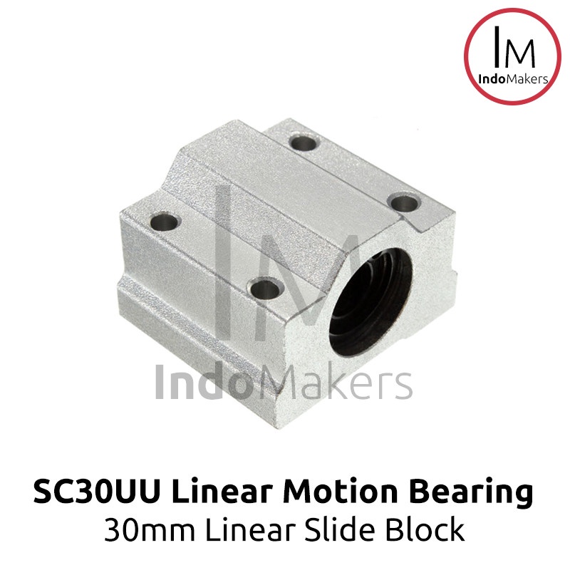 Jual SC30UU Linear Motion Ball Bearing Slide Bushing / Bearing | Shopee ...