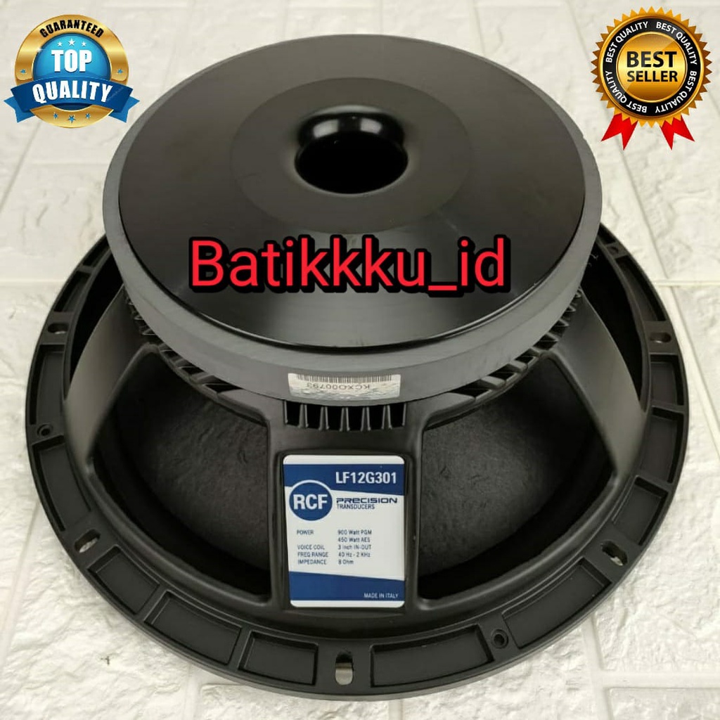 Jual Speaker Komponen RCF LF12G301 LF 12 G 301 12 INCH 12G301 | Shopee ...
