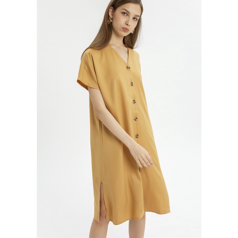 Jual Minimal BB Ryu Dress Honey Mustard | Shopee Indonesia