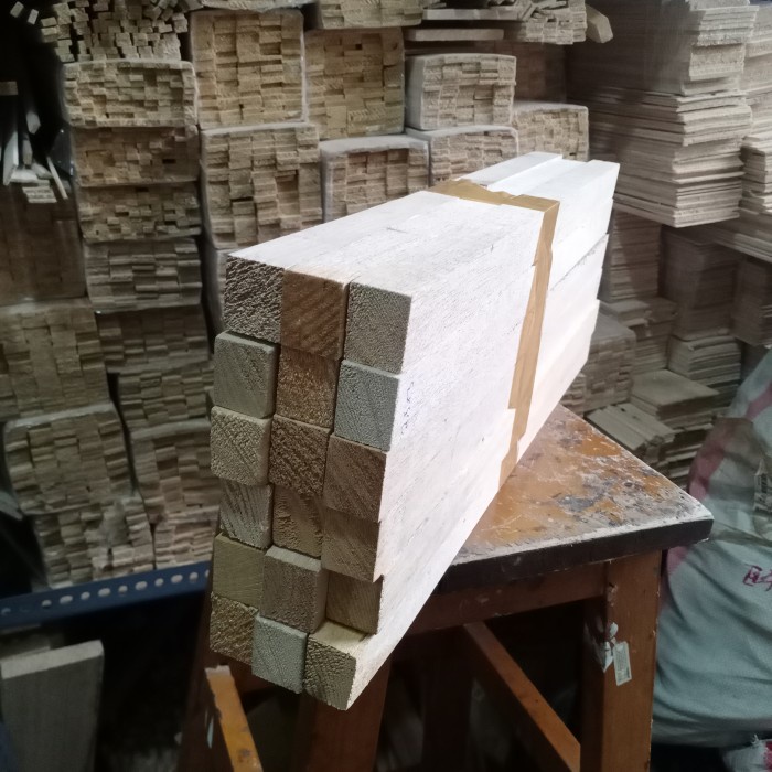 Jual Kayu balsa stick 25mm x 30mm Balsa reng balsa balok balsa maket ...