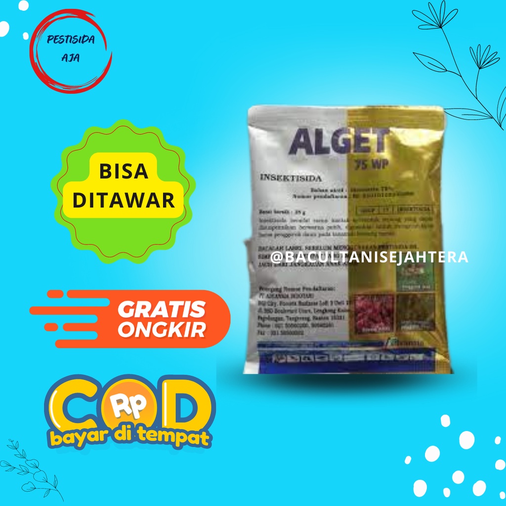 Jual ALGET 75WP (HARGA SATUAN) INSEKTISIDA SAMA SEPERTI TRIGARD KEMASAN ...
