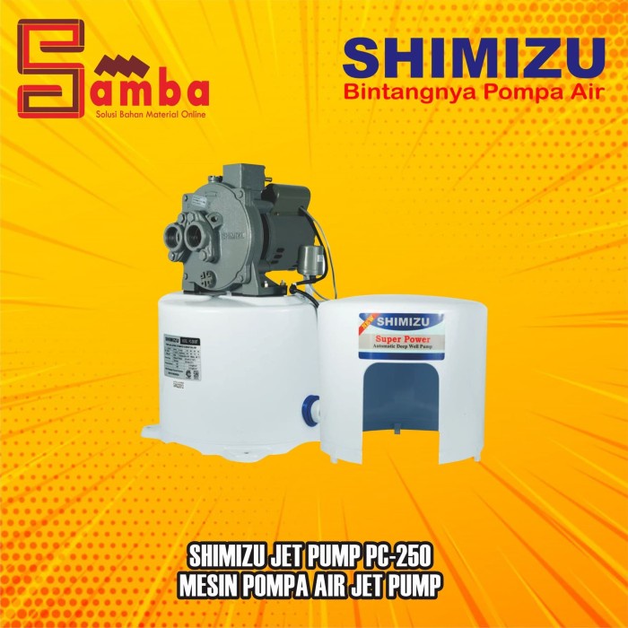 Jual shimizu jet pump pc-250 bit / Pompa air sumur dalam / 250 watt | Shopee Indonesia
