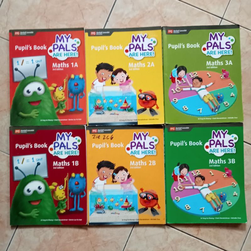 Jual MY PALS ARE HERE PUPILS BOOK MATHS 3RD EDITION 1A, 1B, 2A, 2B, 3A ...