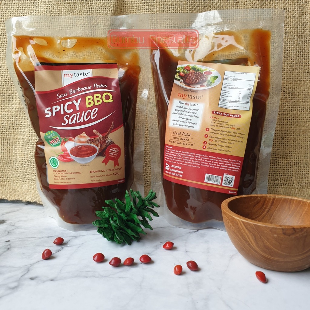 Jual MY TASTE - Spicy Barbeque Sauce / Saus Spicy BBQ 500gr / Barbeque ...