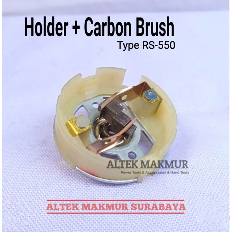Jual Holder Brush Motor DC RS 550 Dudukan Carbon Brush Dinamo Bostel ...