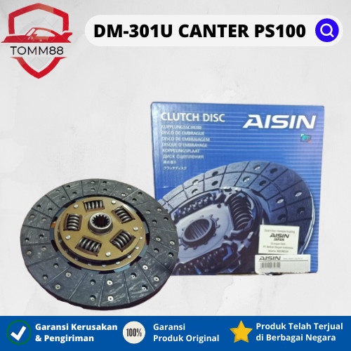 Jual AISIN Clutch Disc DM-301U Plat Kopling Canter Ps120 Ps135 Ps110 ...