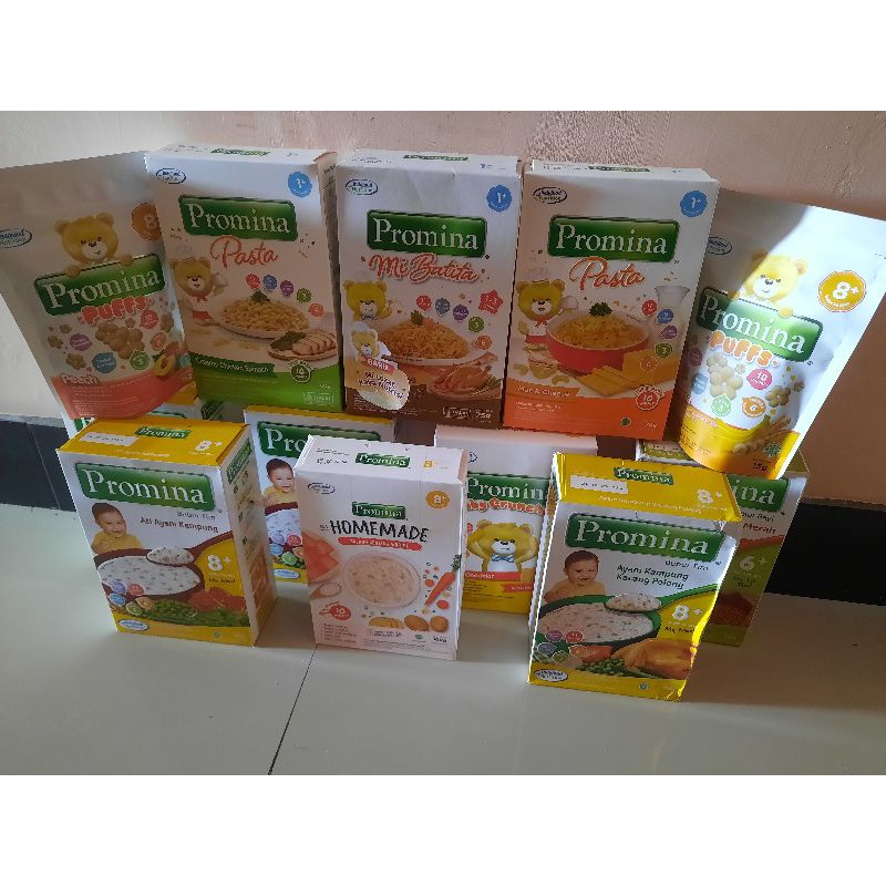 Jual Promina pasta, mi batita, promina bubur tim, promina marie susu ...