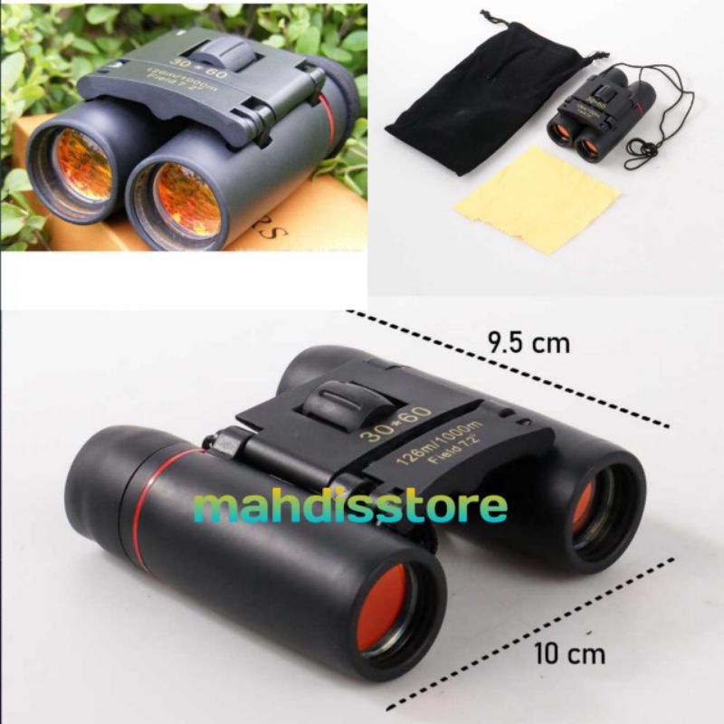 Jual Teropong Jarak Jauh 1000 Meter Binocular 30X60 Compact Zoom Night ...