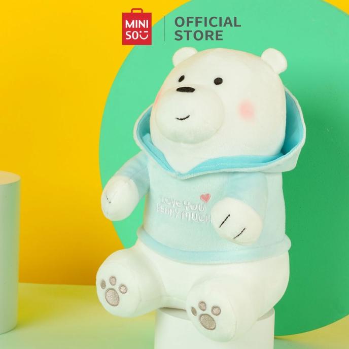 Jual MINISO we bare bears cute bear pakai sweater original | Shopee ...