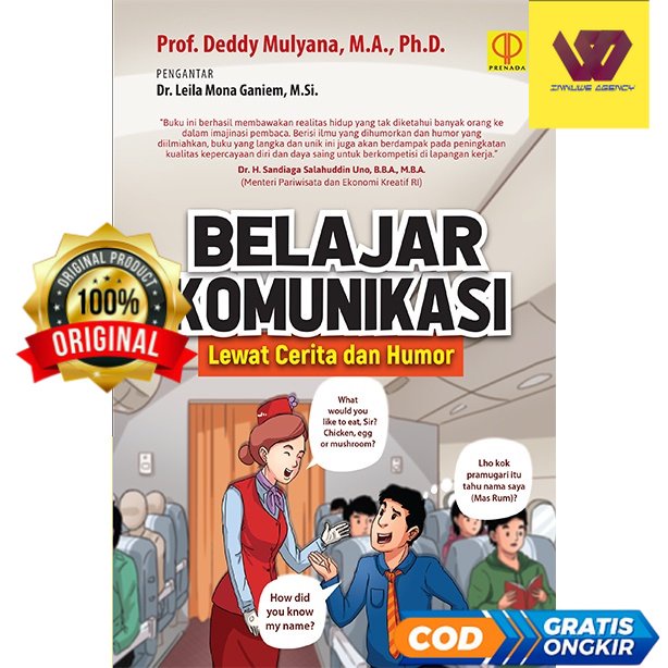 Jual BELAJAR KOMUNIKASI Lewat Cerita dan Humor - Prof. Deddy Mulyana ...