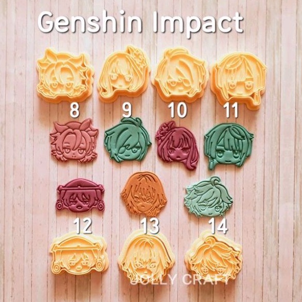 Jual Cookie cutter GENSHIN IMPACT 8-14 | Shopee Indonesia