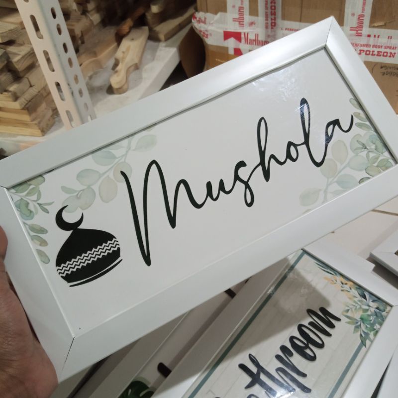 Jual Wall Decor Papan Tanda Tulisan Musola Sign Hiasan Dinding Original ...