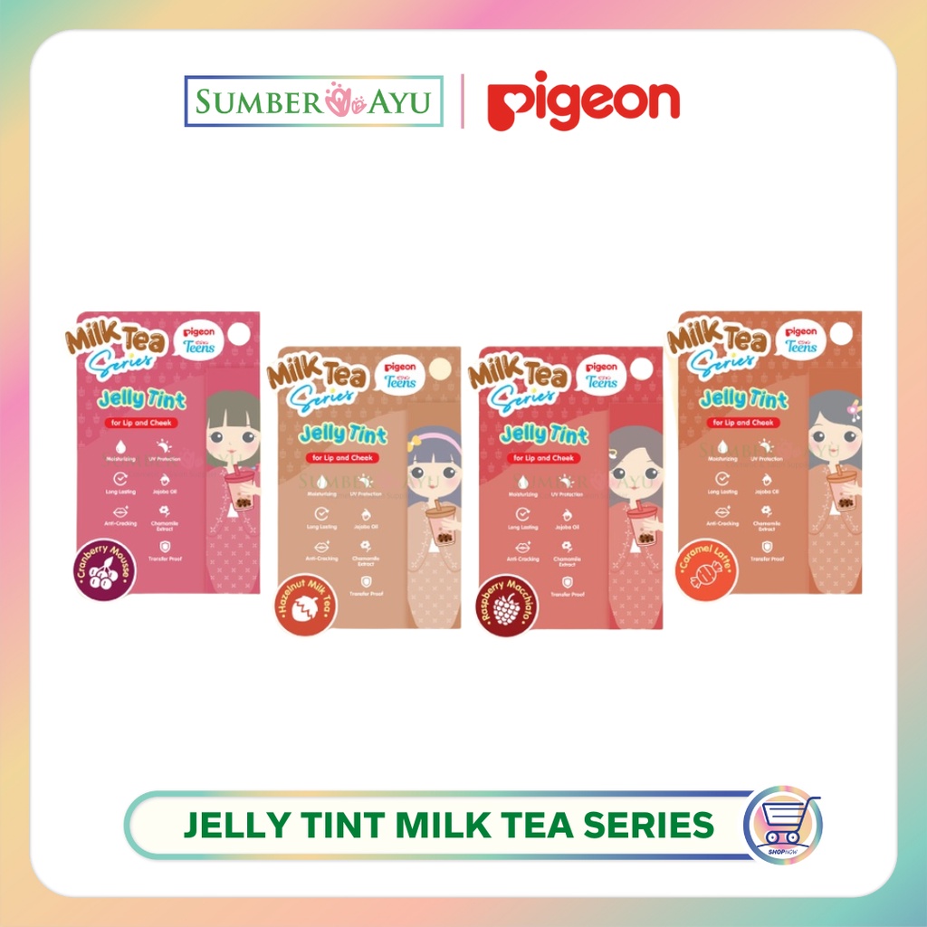 Jual Pigeon Jelly Tint Milk Tea Series | Shopee Indonesia