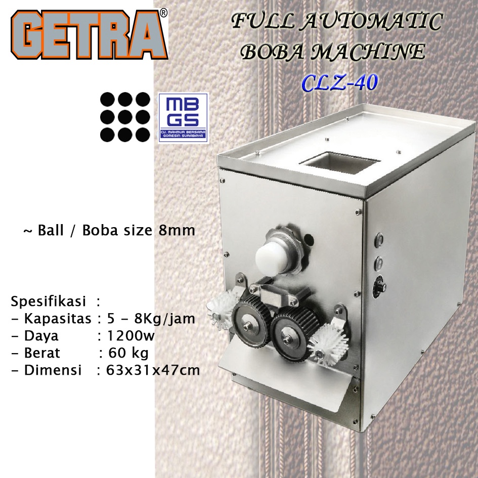 Jual GETRA Boba Machine CLZ-40 / Mesin Boba / CLZ40 | Shopee Indonesia